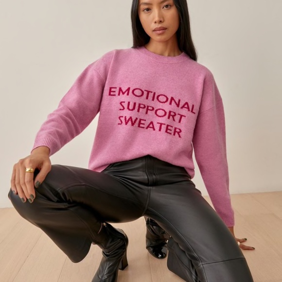 Reformation | Sweaters | Reformation Wool Sweater In Peony | Poshmark